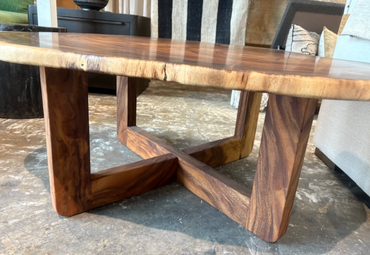 Monkey Pod Coffee Table – ROOST Design Hale